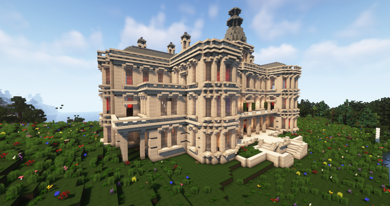 Large English Country House Minecraft Map