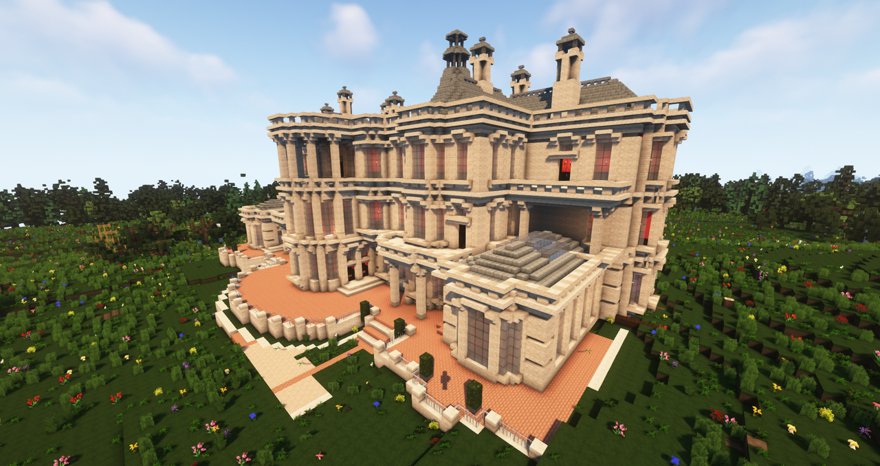 Large English Country House Minecraft Map