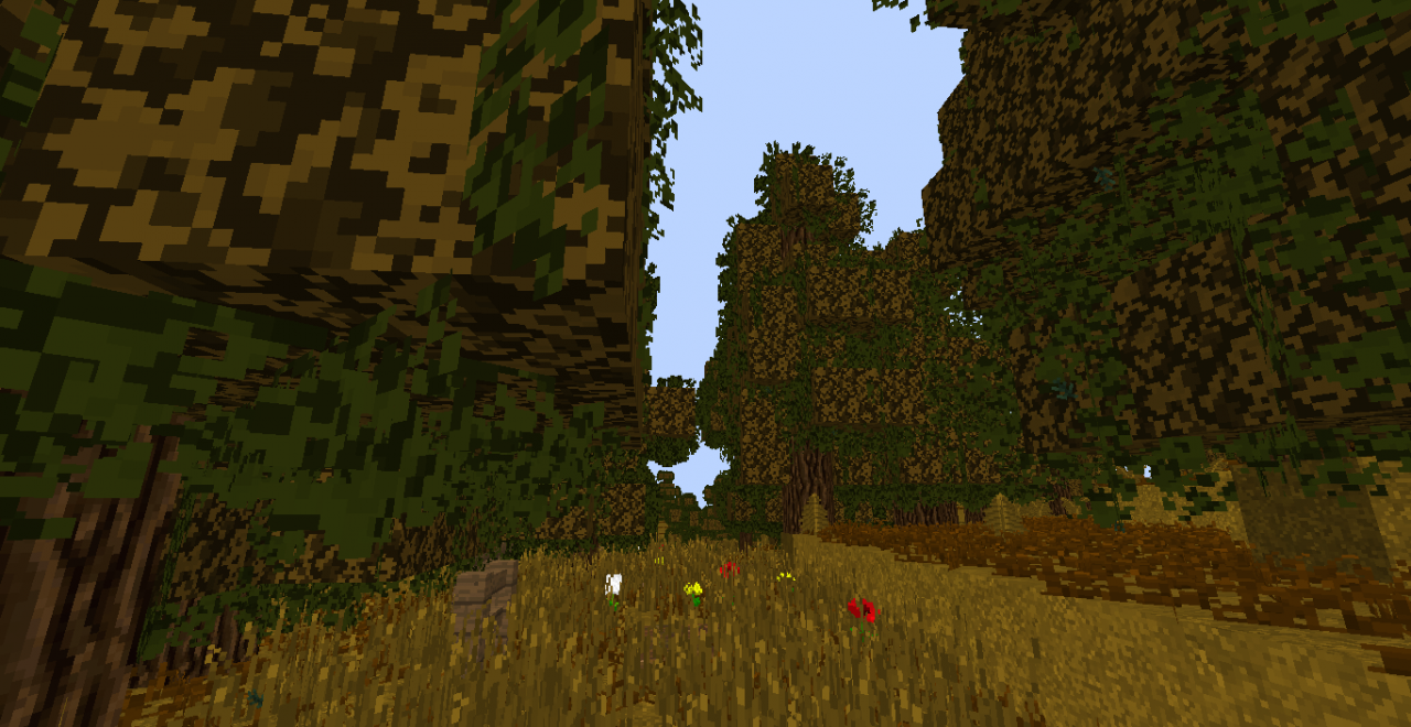 Texturão Autumn Foliage and Grass 1.13 - 1.19 Minecraft Texture Pack