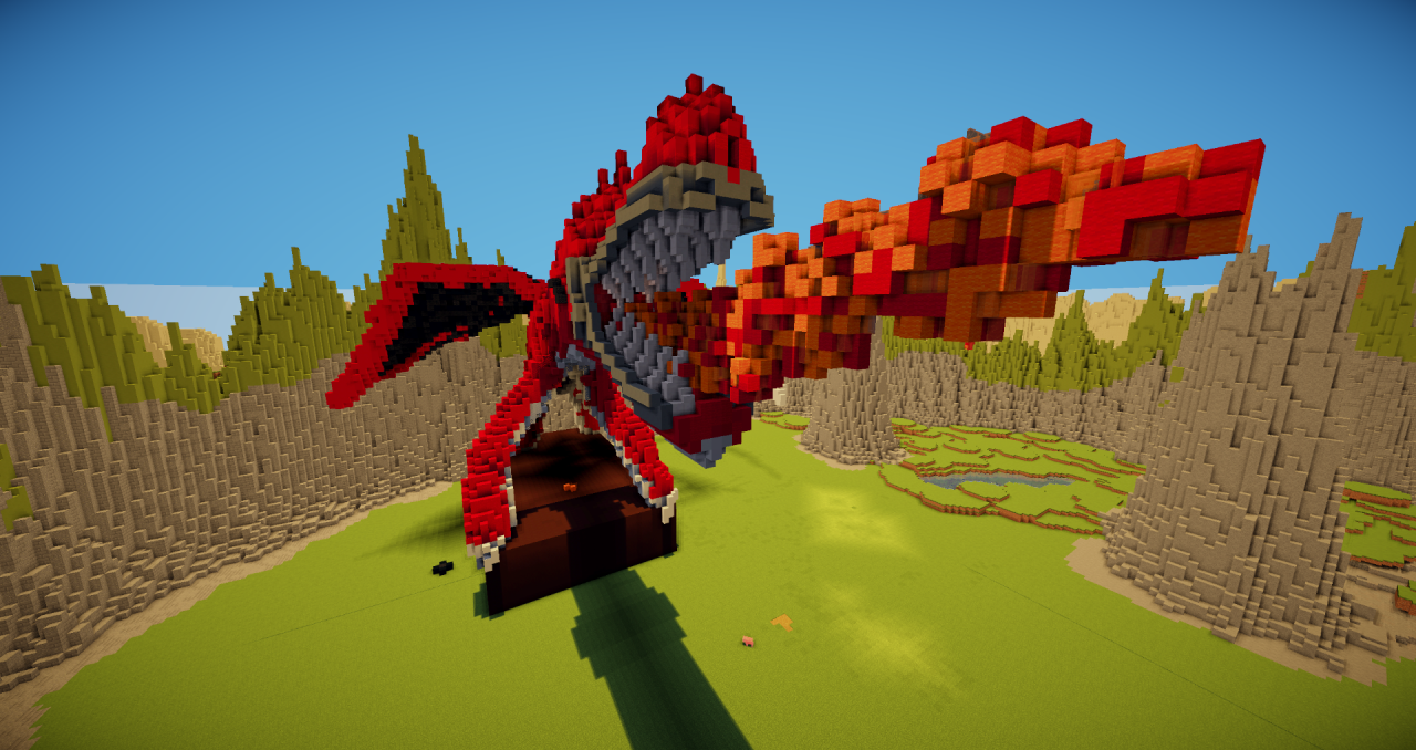 Dragon build Minecraft Map