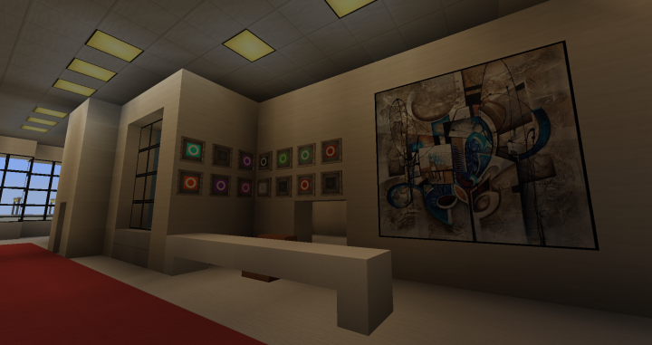 sandstone record building Minecraft Map