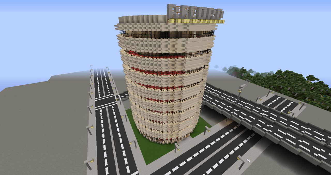sandstone record building Minecraft Map