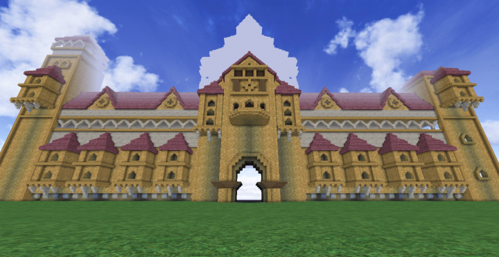 Sandstone Castle Minecraft Map