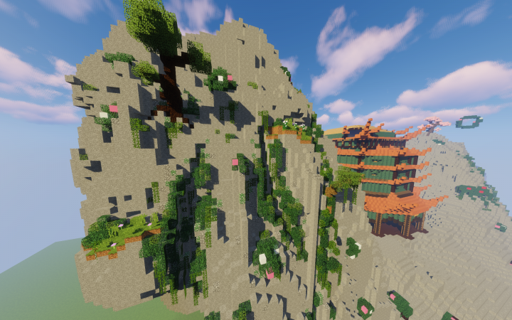 Glider Temple (Elytra Course) Minecraft Map