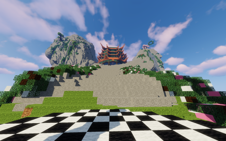 Glider Temple (Elytra Course) Minecraft Map