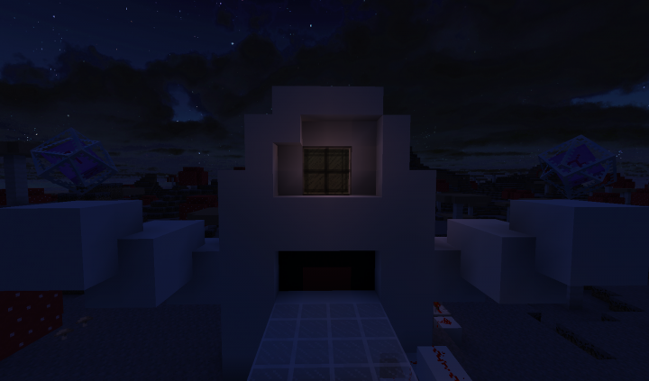 A spooky redstone door for mumbo jumbo Minecraft Map