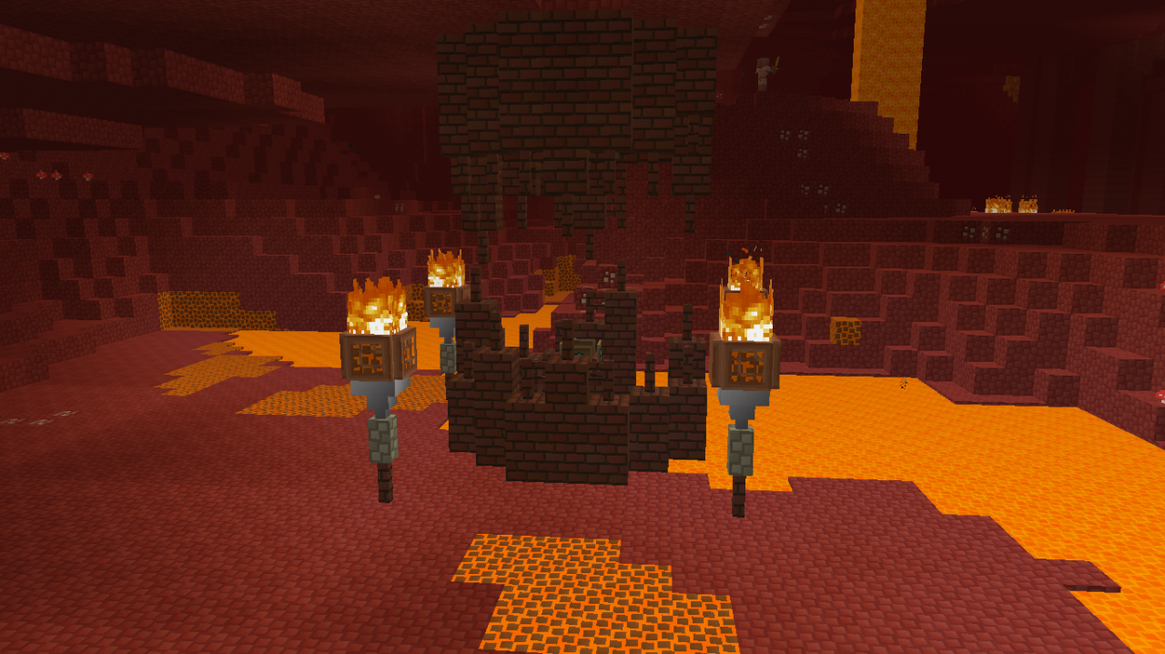 4 Nether Structures for Minecraft Minecraft Map