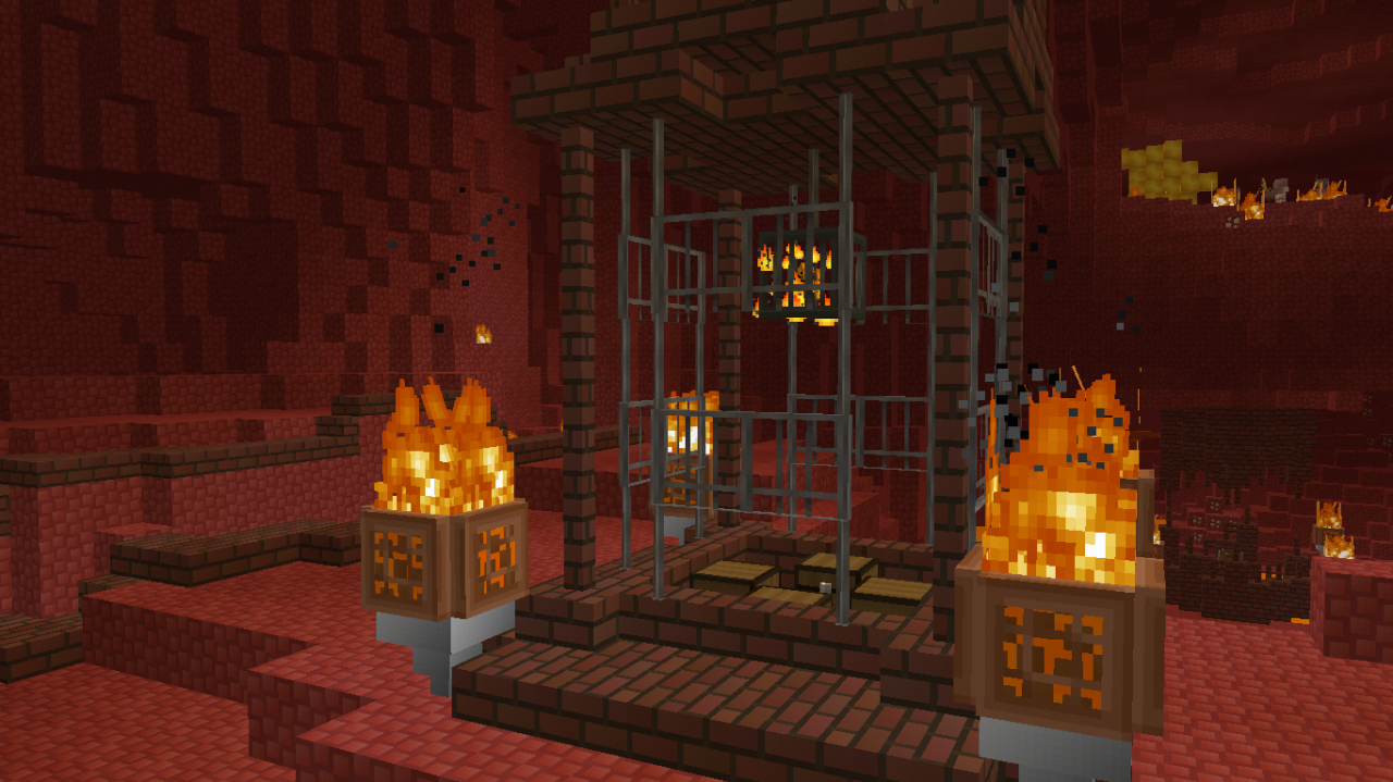 4 Nether Structures for Minecraft Minecraft Map