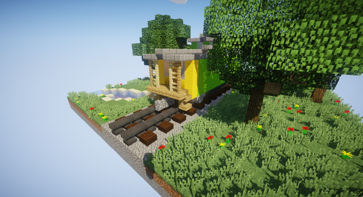 Burlington Northern Style Caboose Minecraft Map