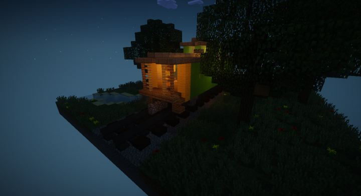 Burlington Northern Style Caboose Minecraft Map