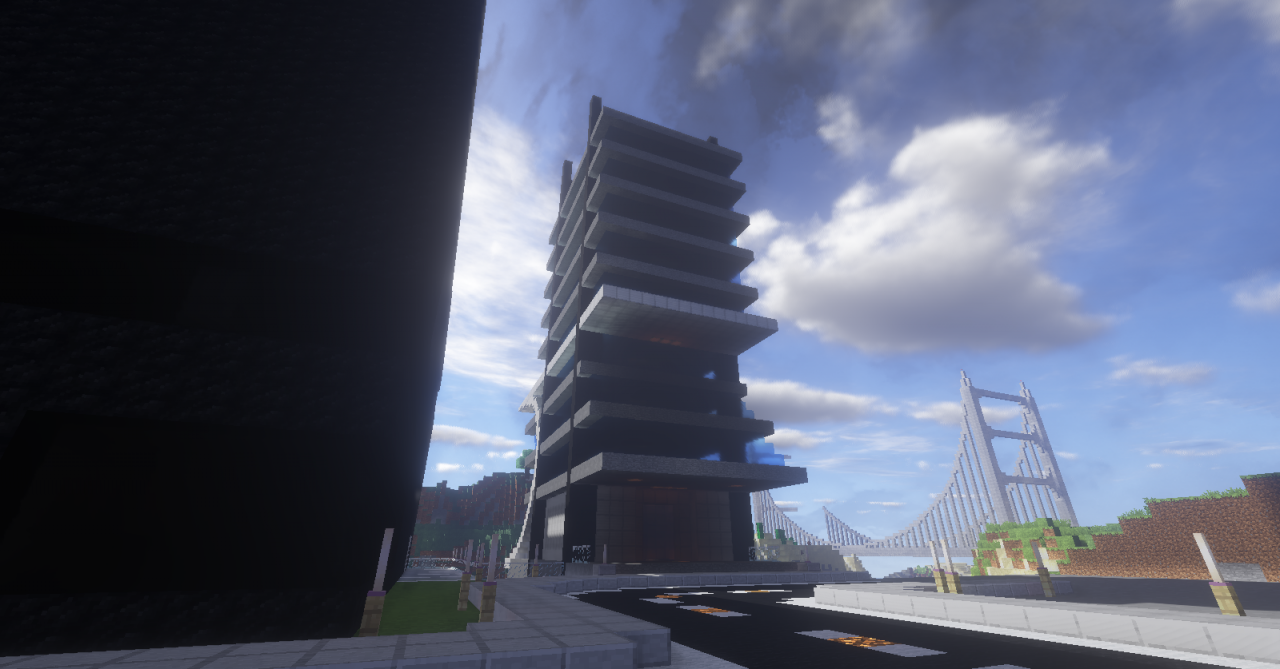 THEpsycho's futuristic tower Minecraft Map