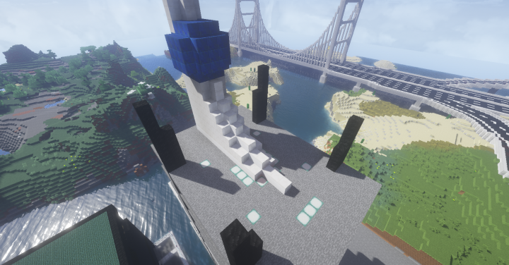 THEpsycho's futuristic tower Minecraft Map