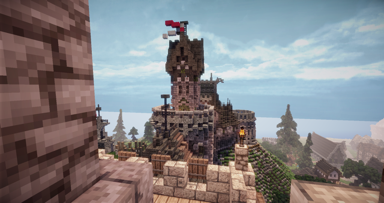 Meine Burg in Steiningen Minecraft Map