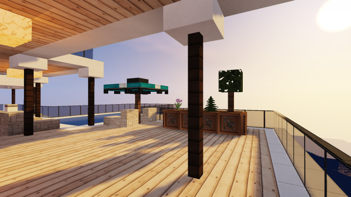Cliff Side Private Mansion Minecraft Map