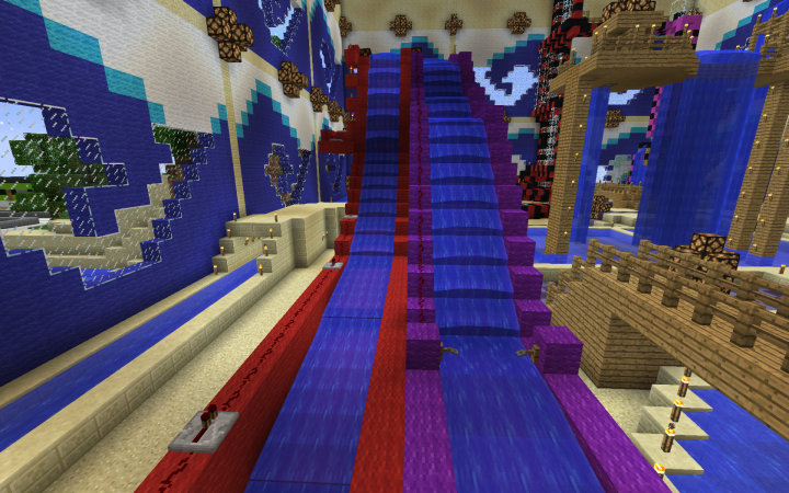 Aquapark WaterSlide Minecraft Map