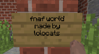 fnaf world Minecraft Map