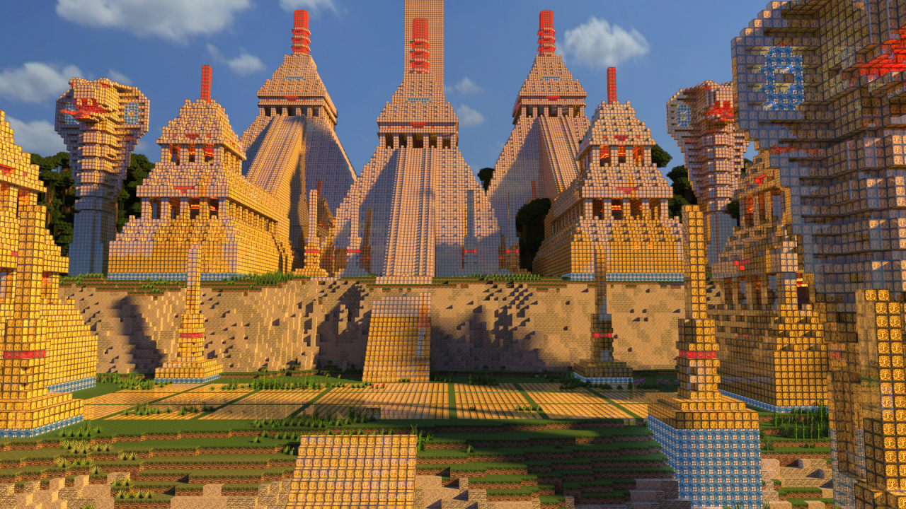 ՇԾעȝ - The golden temple Minecraft Map