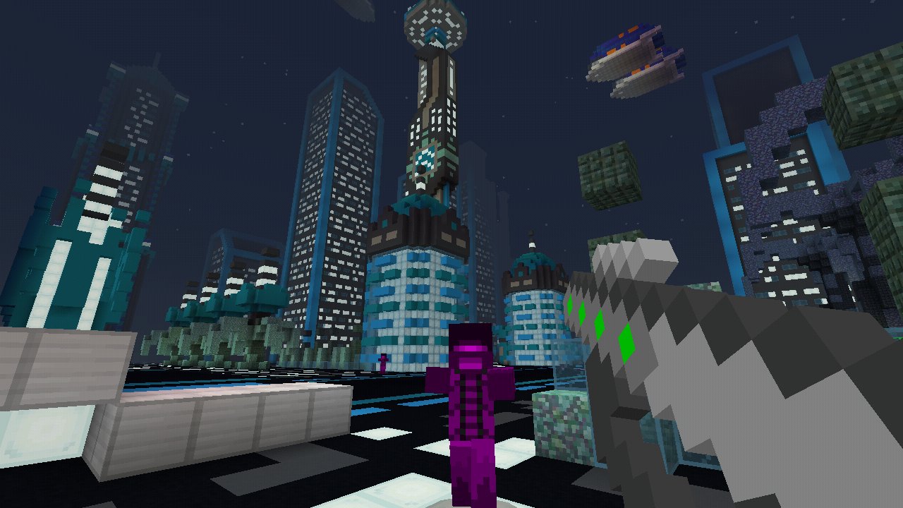 Project Spectron - be a cop inside the cyberspace! Minecraft Map