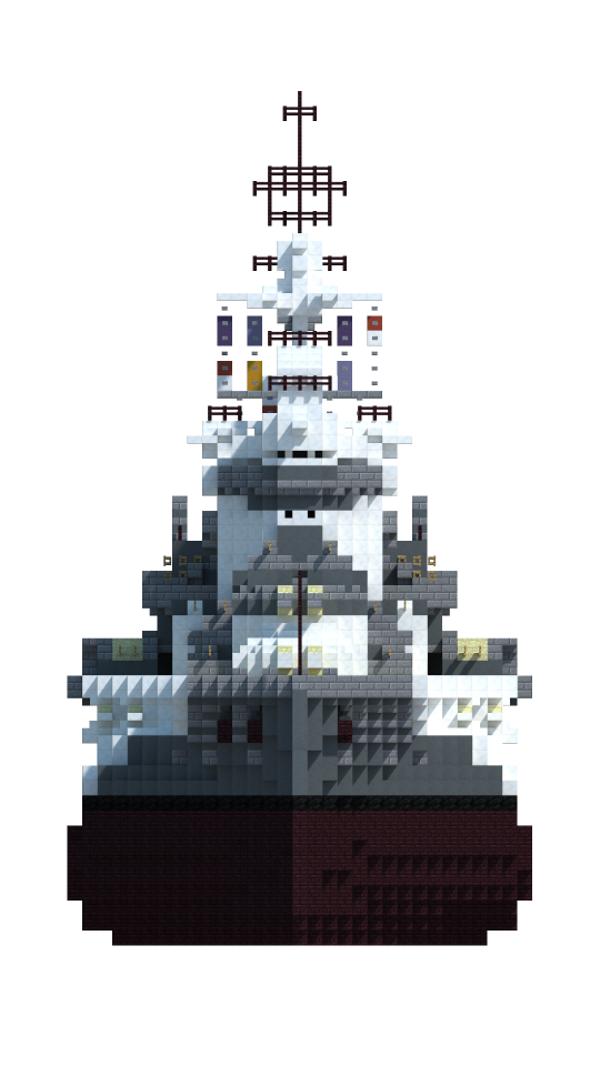 British Battleship - HMS Warspite (1942) Minecraft Map
