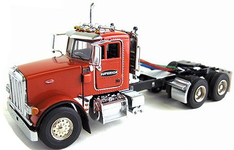 Peterbilt Truck and (2+3) Lowboy Trailer + LIEBHERR LR636 (Track-Loader ...