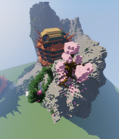 Glider Temple (Elytra Course) Minecraft Map