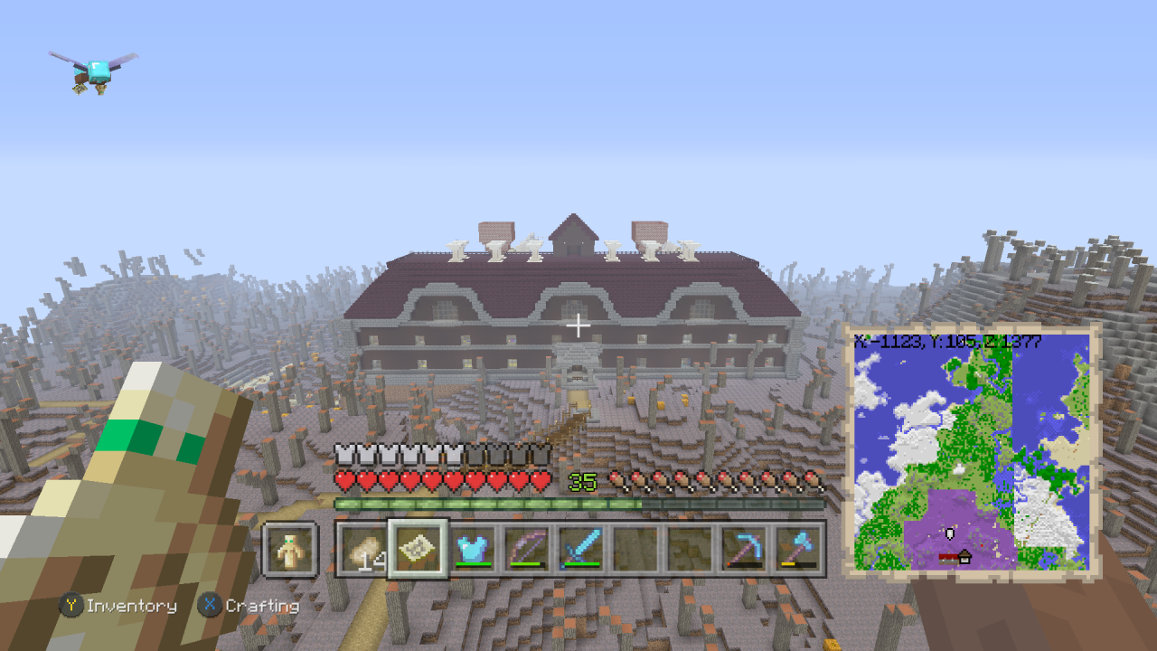 Minecraft Luigi's Mansion in survival Minecraft Map