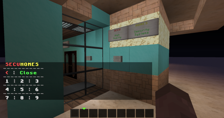 Chat Key Pad Lock Minecraft Map