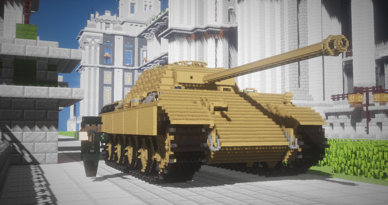 Pzkpfw.V Panther (16/1 Scale) Minecraft Map