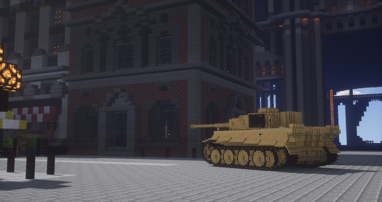 Tiger I (16/1 Scale) Minecraft Map