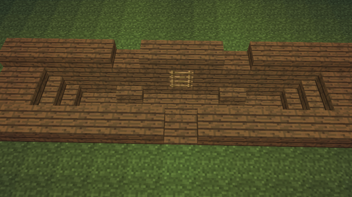 small Section of a trench Minecraft Map