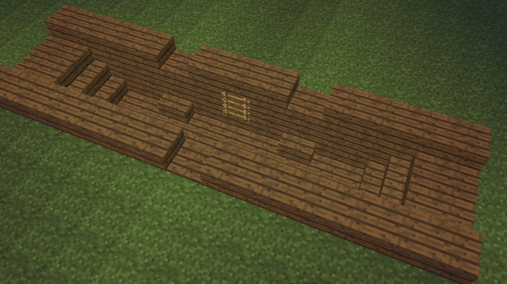 small Section of a trench Minecraft Map