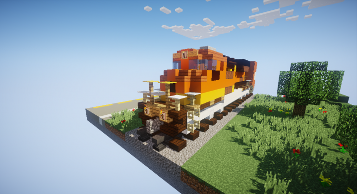 BNSF SD70ACe Minecraft Map