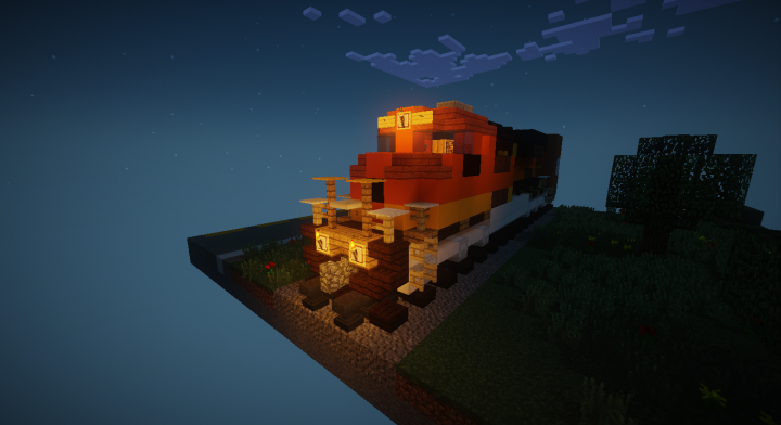 BNSF SD70ACe Minecraft Map
