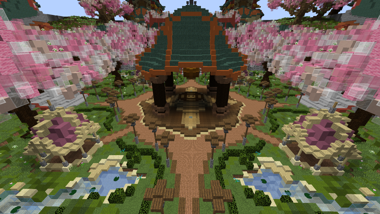 Fantasy Oriental Hub Minecraft Map