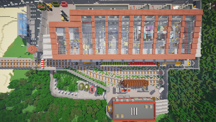 Industrial Freight Depot | ALKAPEER CITY Minecraft Map