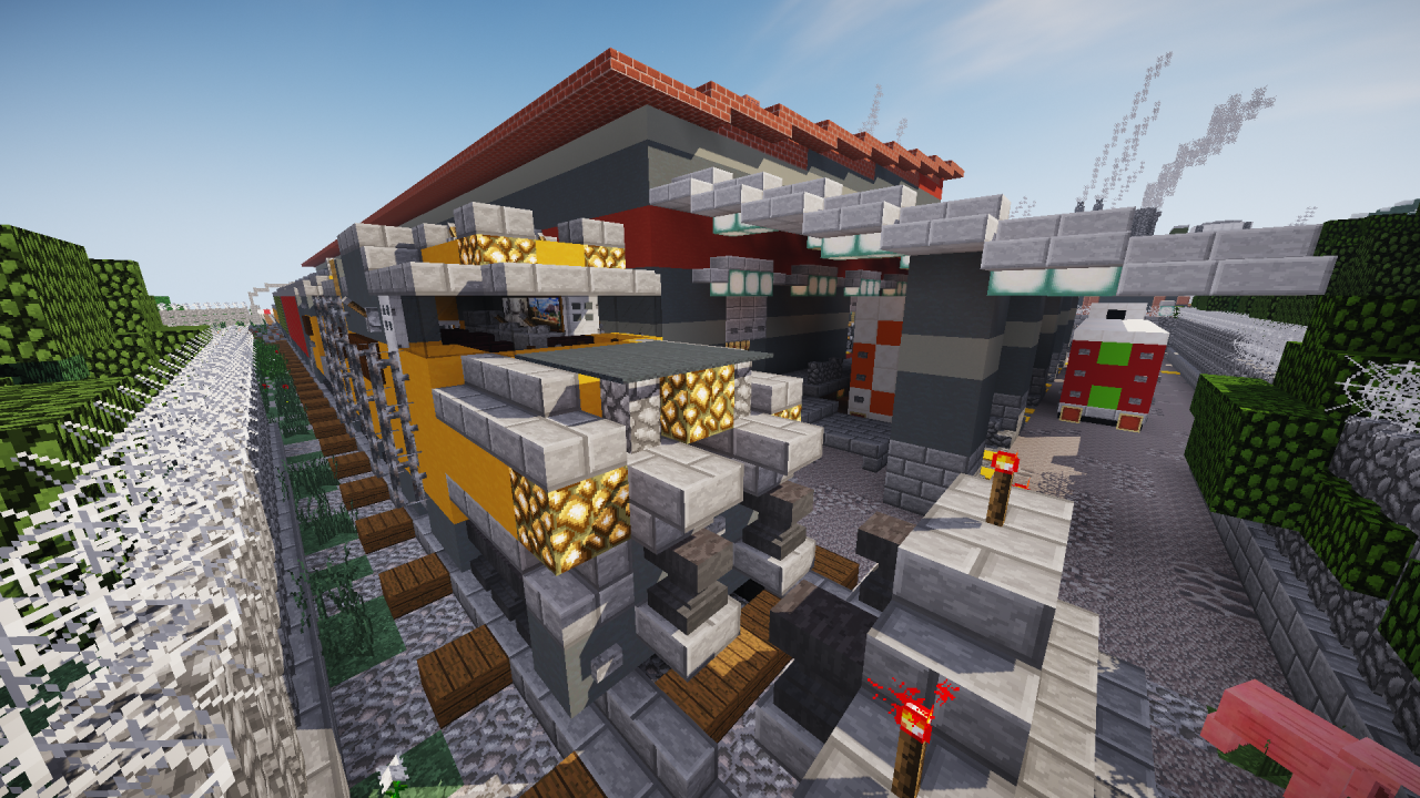 Industrial Freight Depot | ALKAPEER CITY Minecraft Map