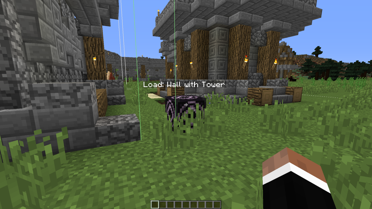 Medieval Wall with Defence Tower Minecraft Map