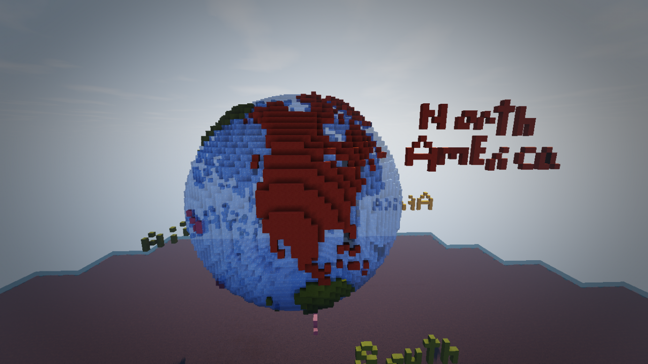 Globe and Map Minecraft Map
