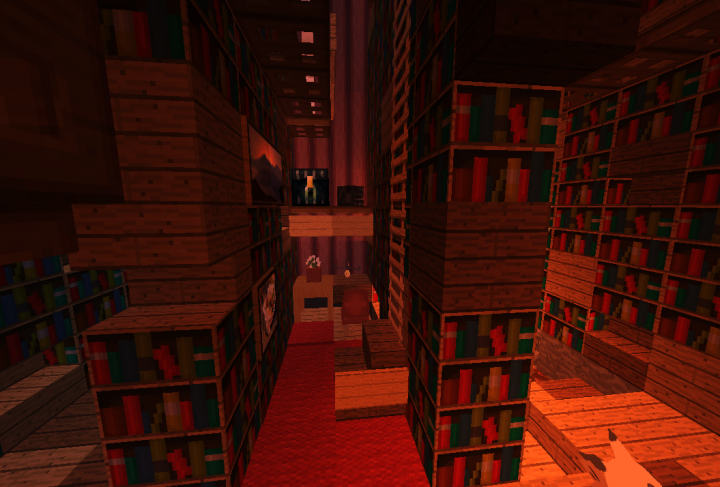 Halloween haunted library spooky room thingy (pixelmon) Minecraft Map