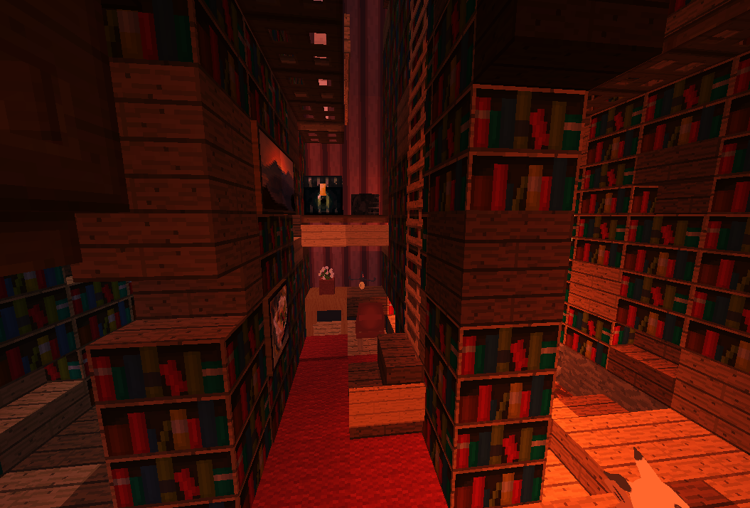 Halloween haunted library spooky room thingy (pixelmon) Minecraft Map