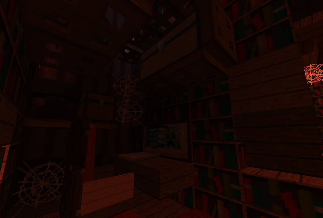 Halloween haunted library spooky room thingy (pixelmon) Minecraft Map