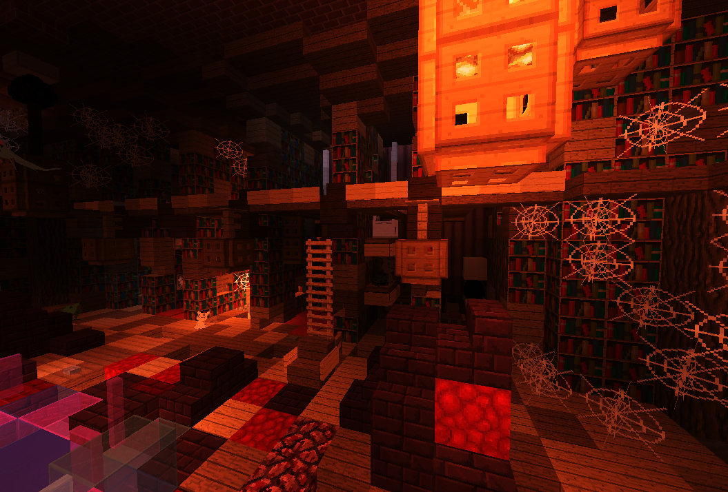 Halloween haunted library spooky room thingy (pixelmon) Minecraft Map