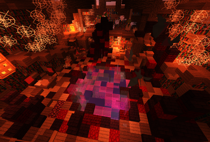 Halloween haunted library spooky room thingy (pixelmon) Minecraft Map