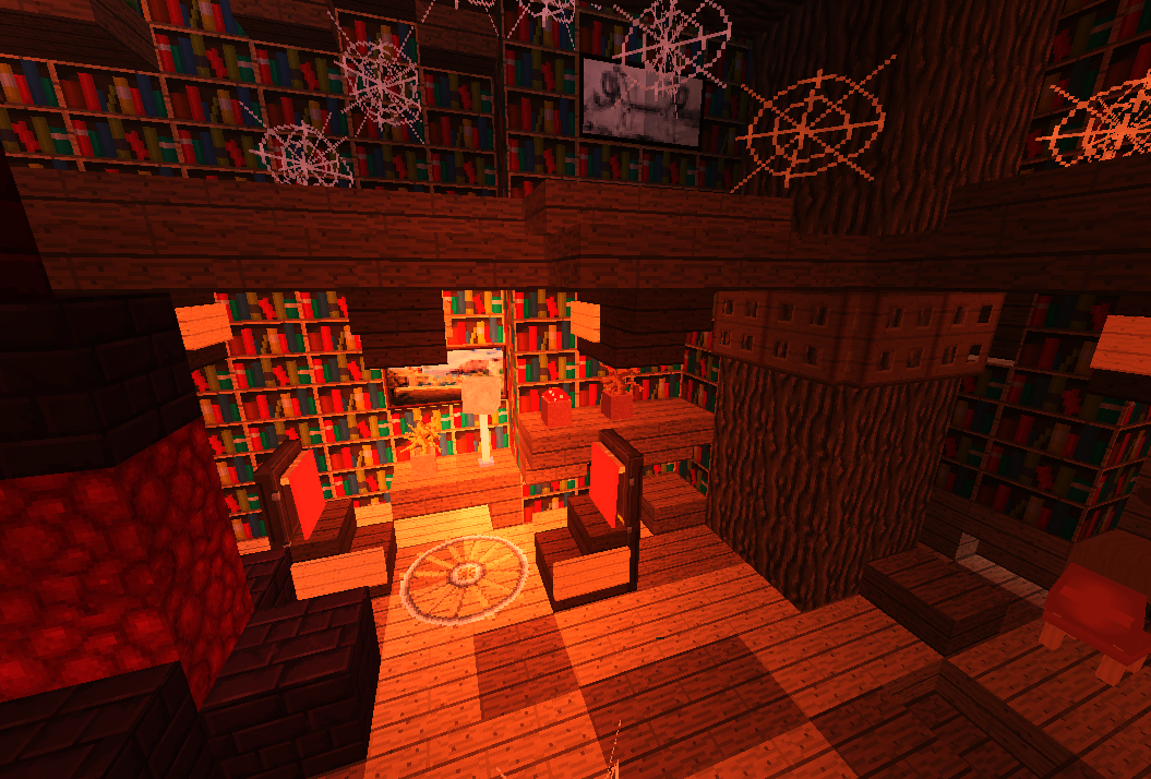 Halloween haunted library spooky room thingy (pixelmon) Minecraft Map