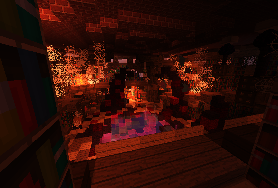 Halloween haunted library spooky room thingy (pixelmon) Minecraft Map