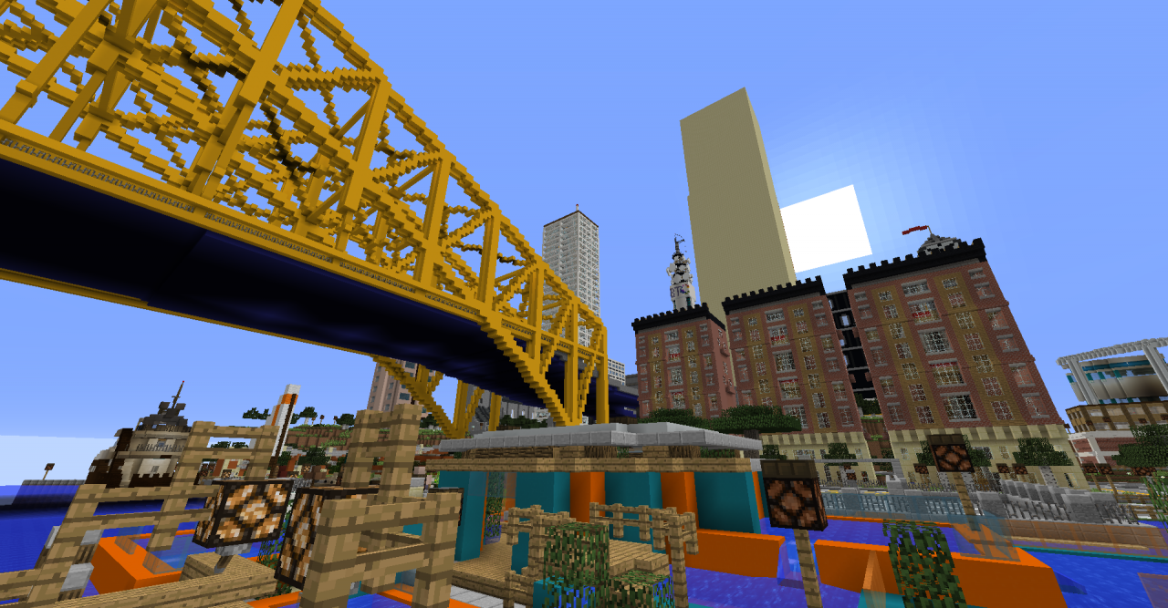 Blockton Screens Minecraft Map