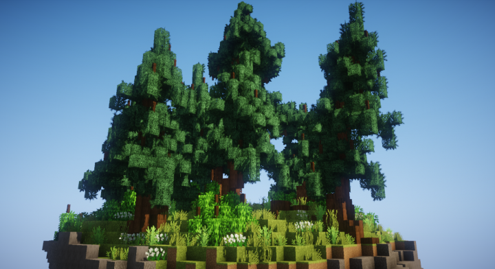 A Pine Island Minecraft Map