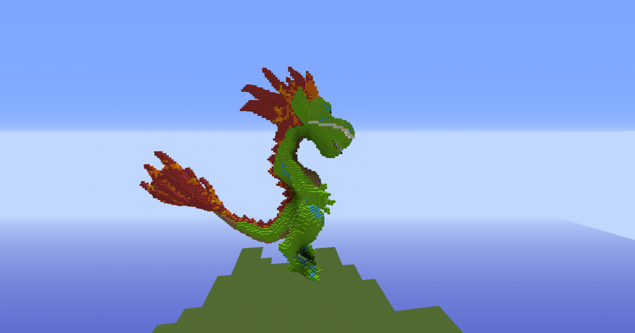 Cartoon Dragon Minecraft Map