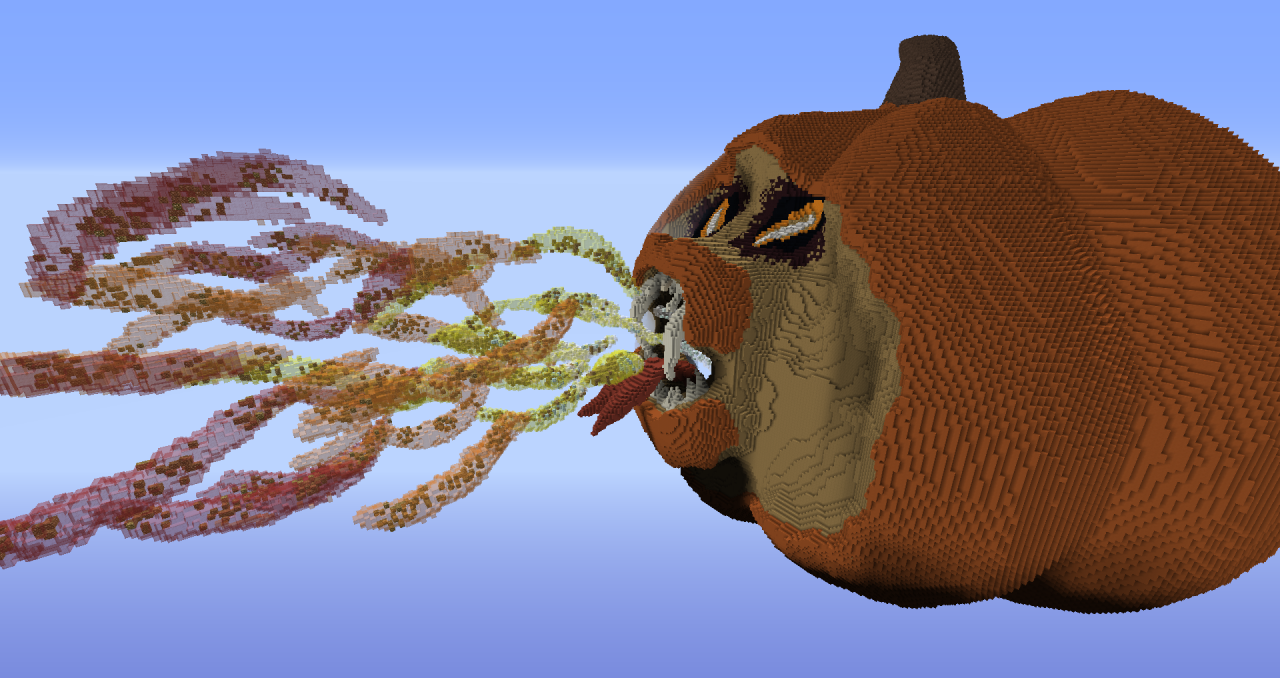 Fire-Breathing Pumpkin Minecraft Map