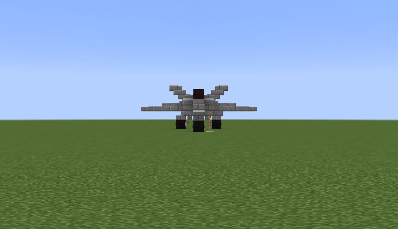 USAF Lockheed Martin F-22 Raptor | 1:1 Scale Minecraft Map
